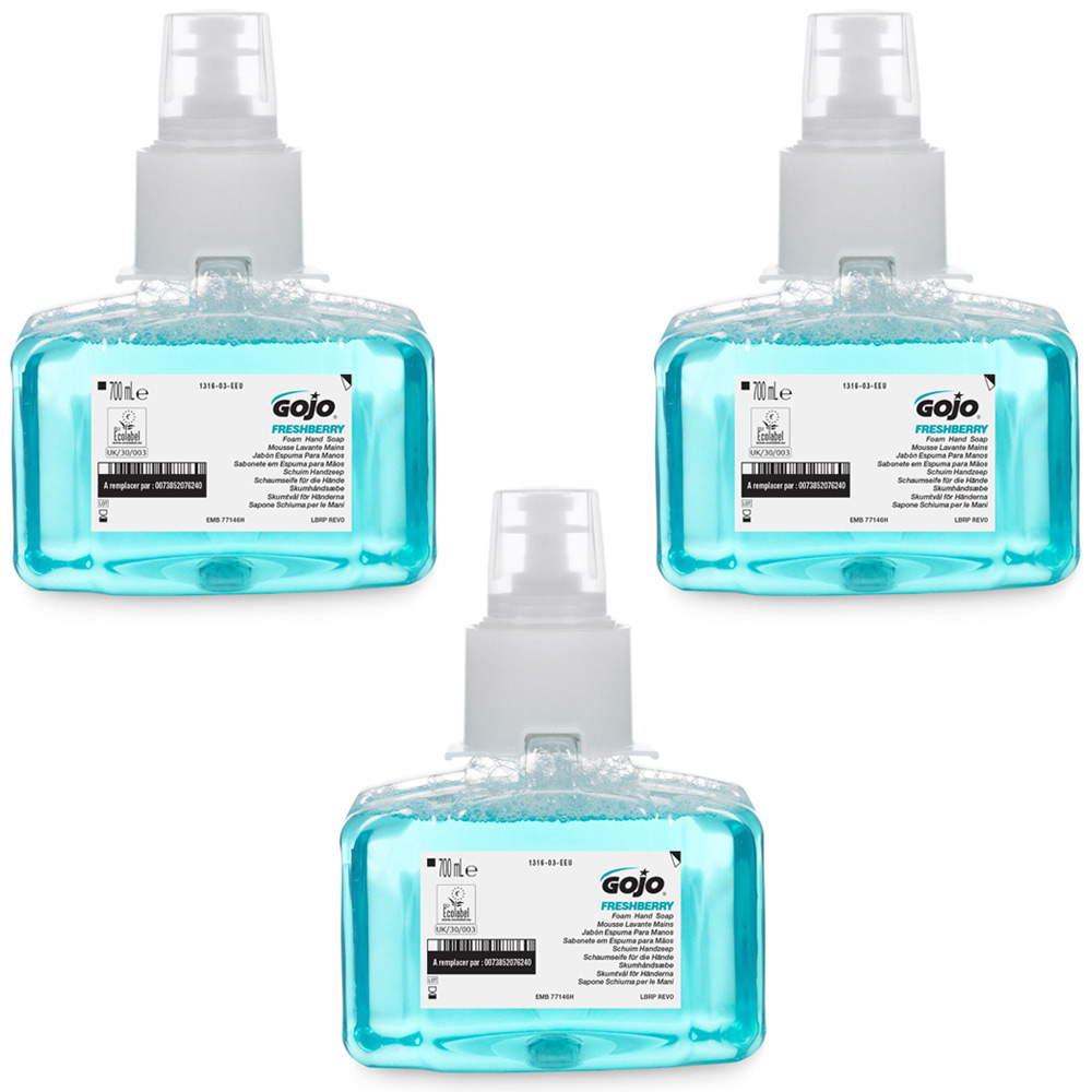 GOJO Soap LTX Automatic Wall Mounted Touch-Free Dispensers & Refills ...