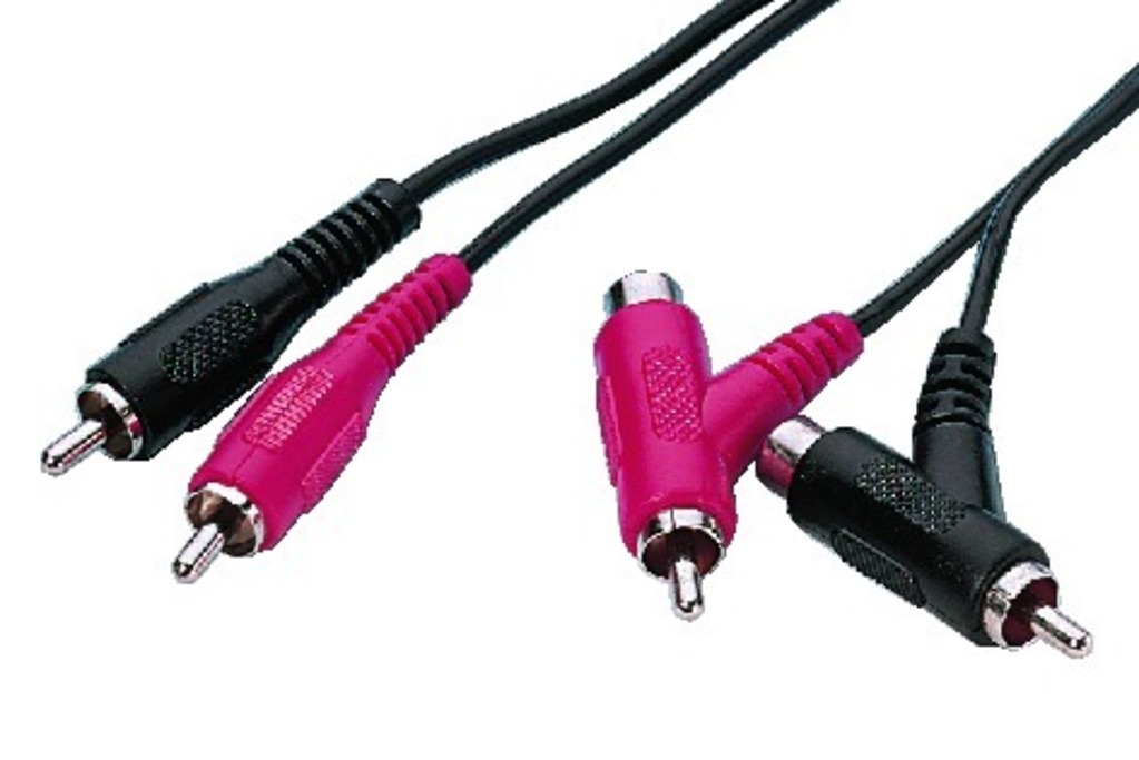 Phono plug to phono plug leads | Connevans