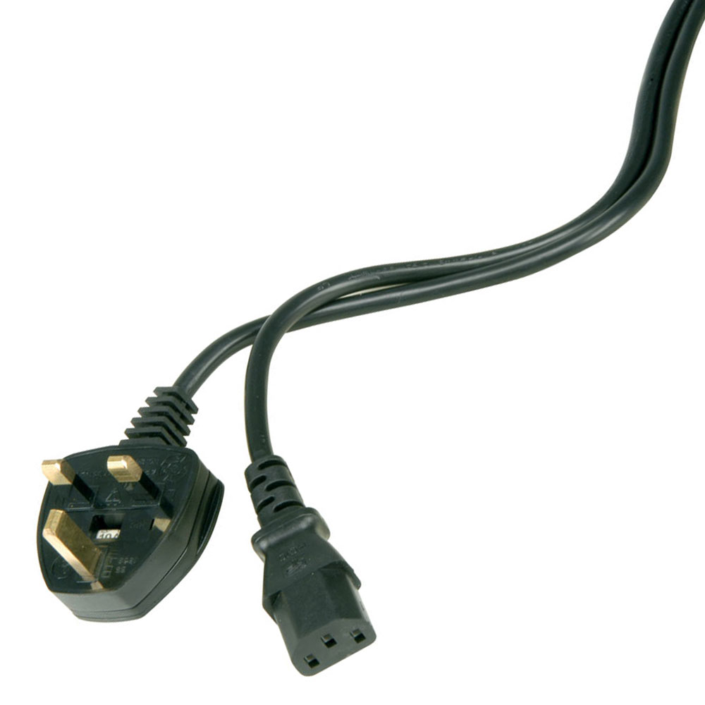 IEC to UK plug mains leads | Connevans